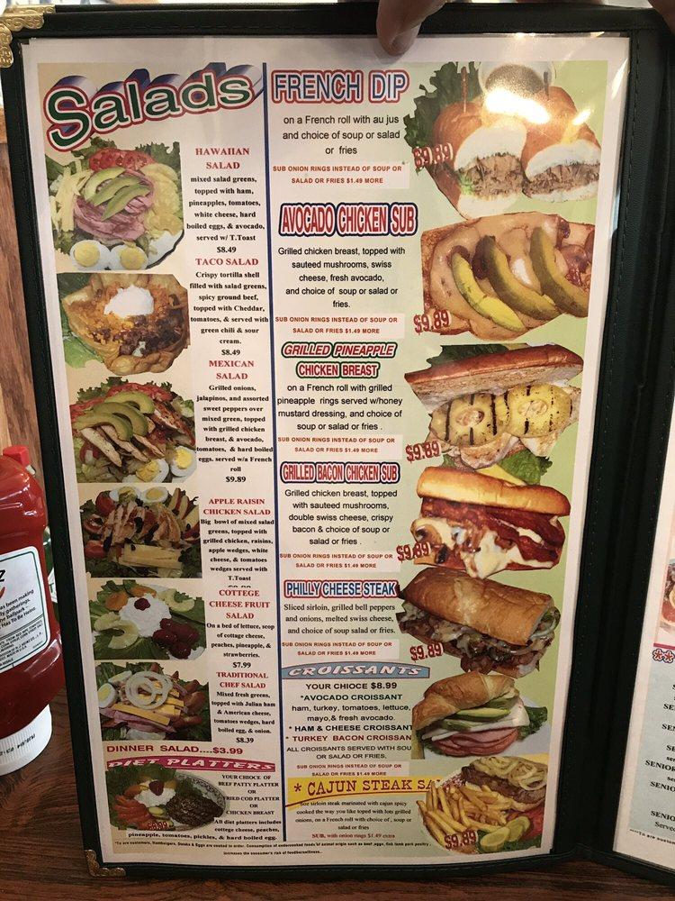 Menu at The Country Inn Restaurant, Greeley