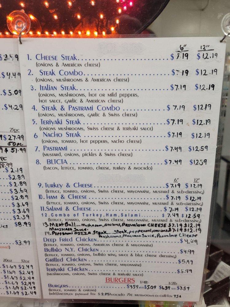 Menu at Original Granite restaurant, Rio Linda