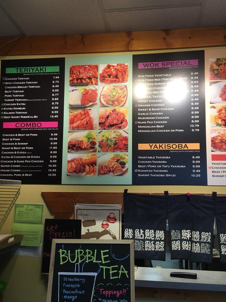 Menu at Teriyaki Time Lynnwood restaurant, Lynnwood