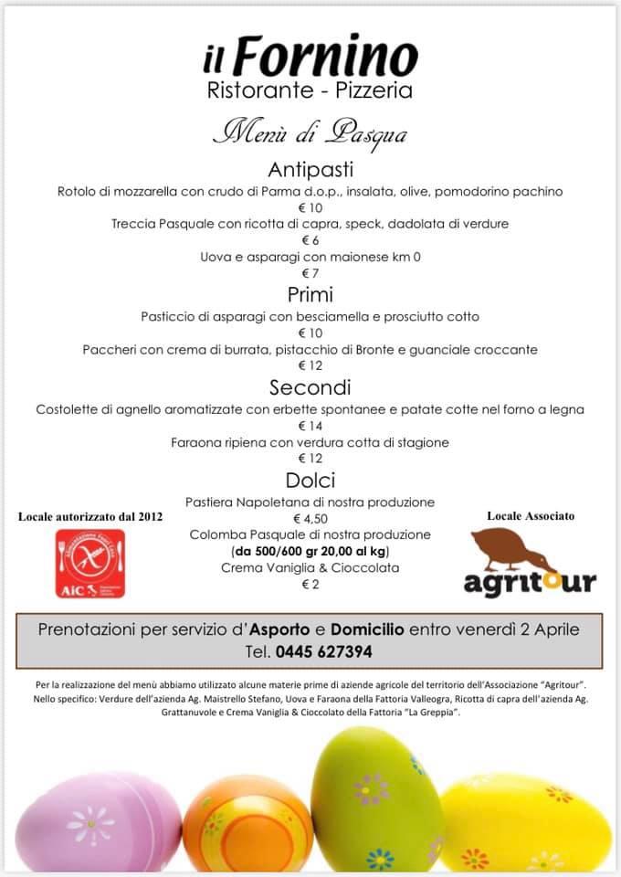 Speisekarte von Pizzeria Ristorante Il Fornino, Malo