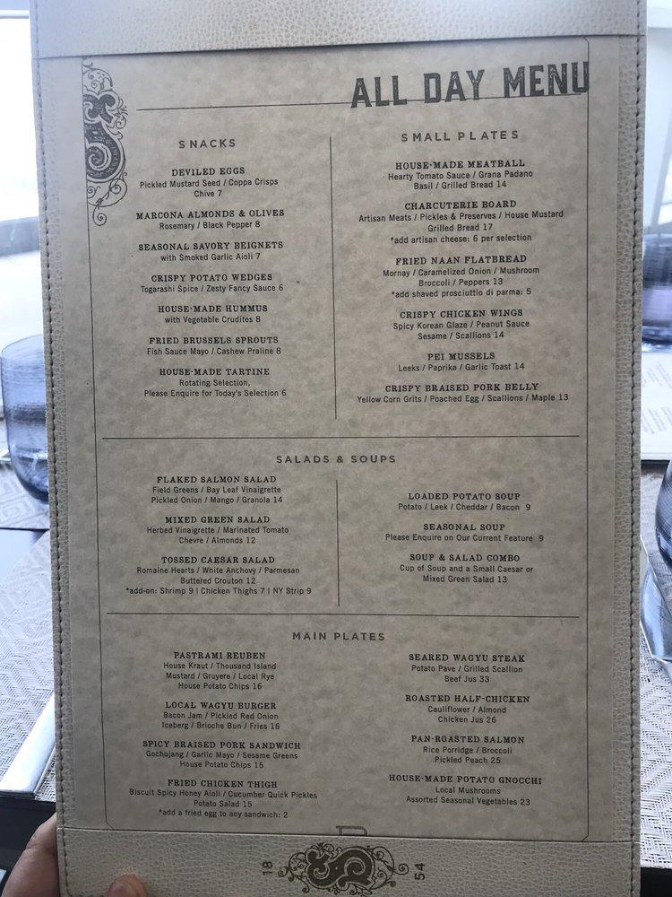 Menu at Society 1854 pub & bar, Omaha