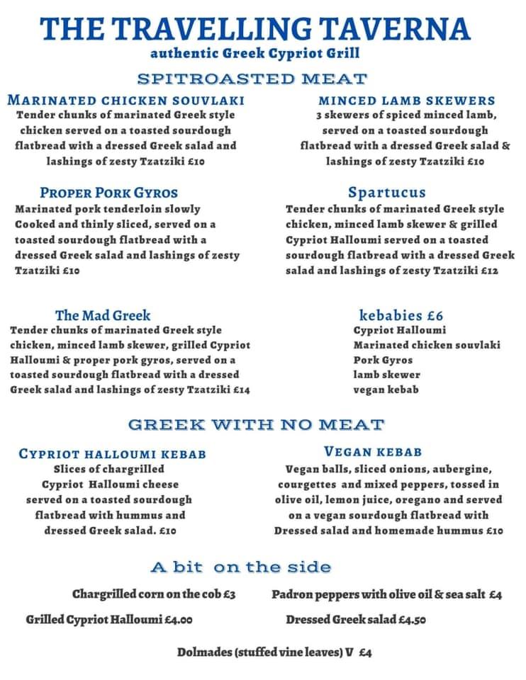 Menu at The George Inn pub & bar, Ripley, George Inn, 20 Lowes Hill