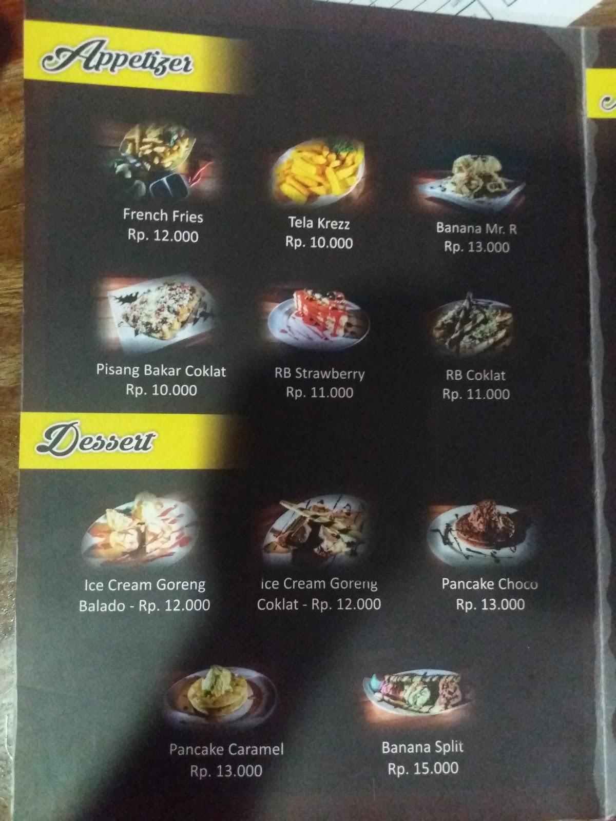 Menu at Mr_Rcafe&resto, Talang Babat