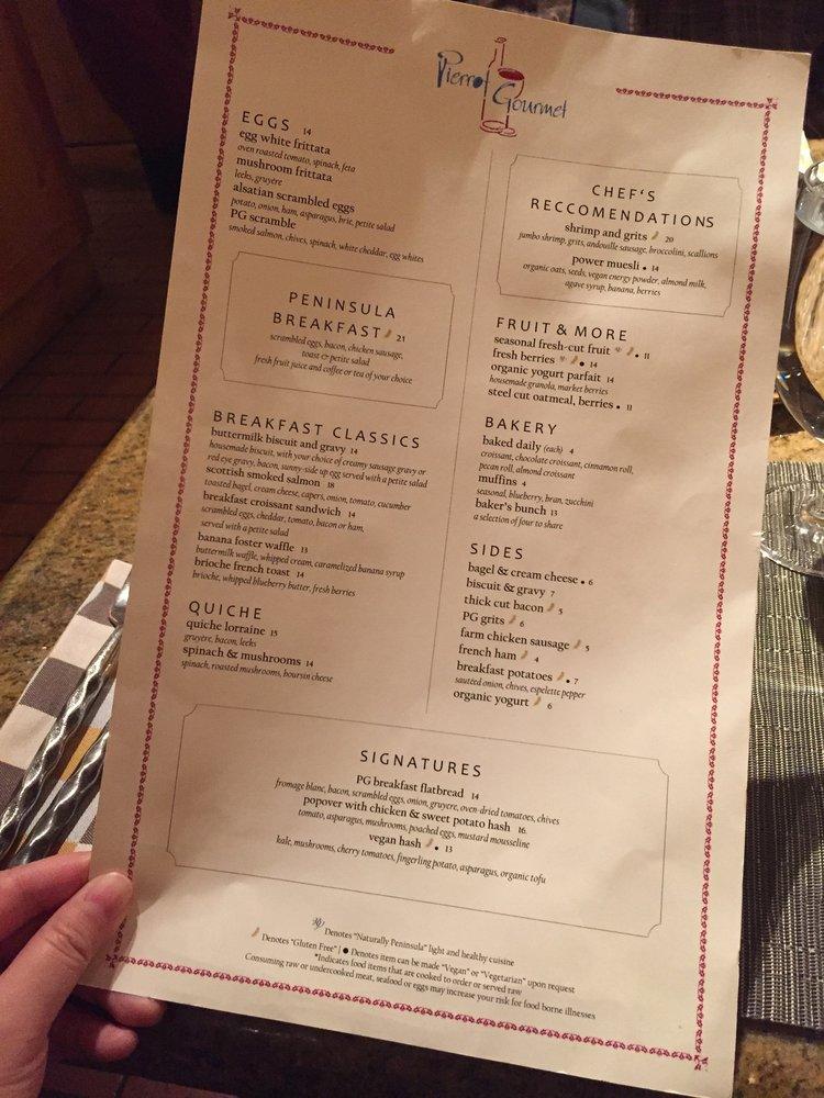 Menu at Pierrot Gourmet desserts, Chicago