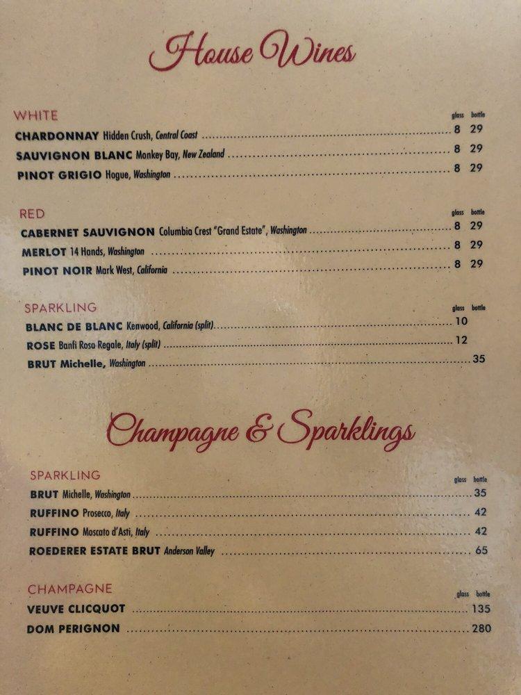 Menu at Chez Kenzo Bar And Grill, Honolulu
