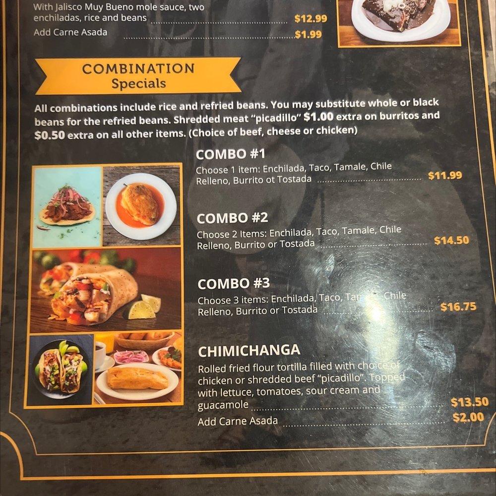Menu at La Catrina restaurant, Kingman