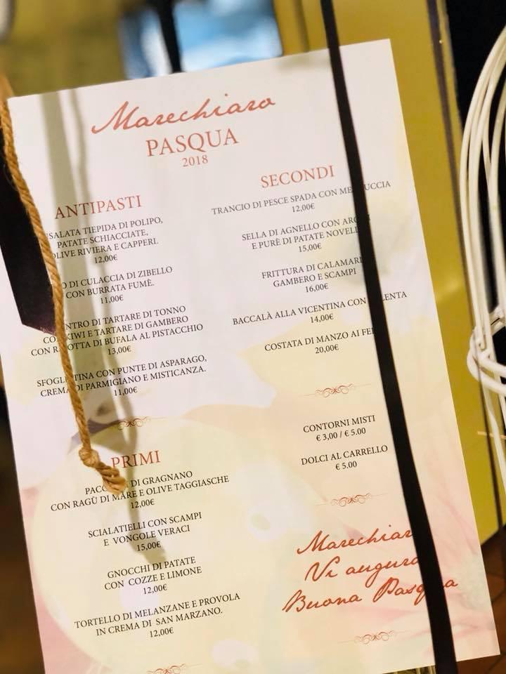 Menu at Pizzeria Ristorante Marechiaro, Cittadella