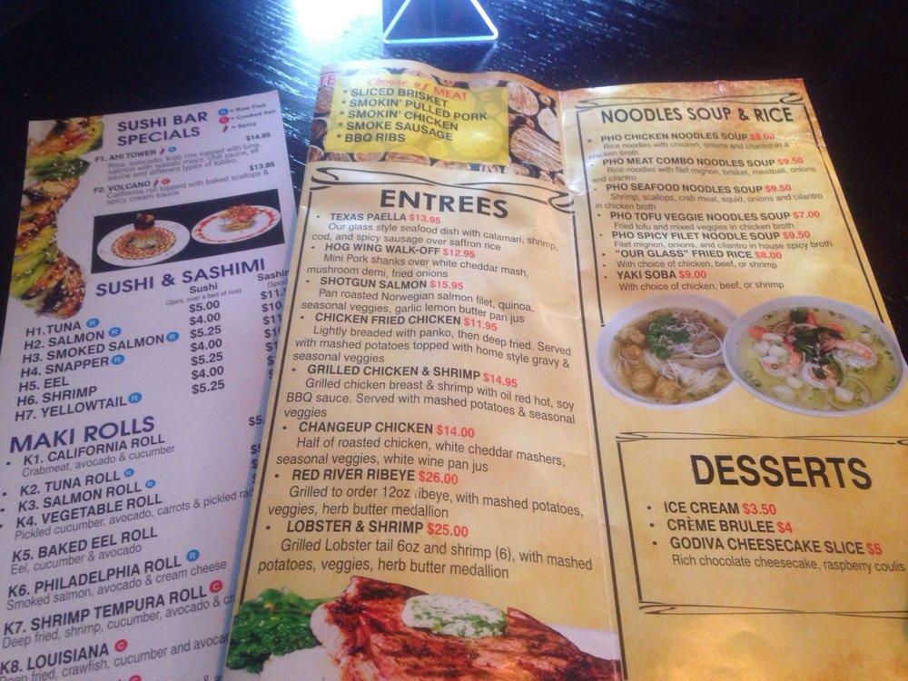 Menu at Our Glass Tavern & Sports Bar, Arlington