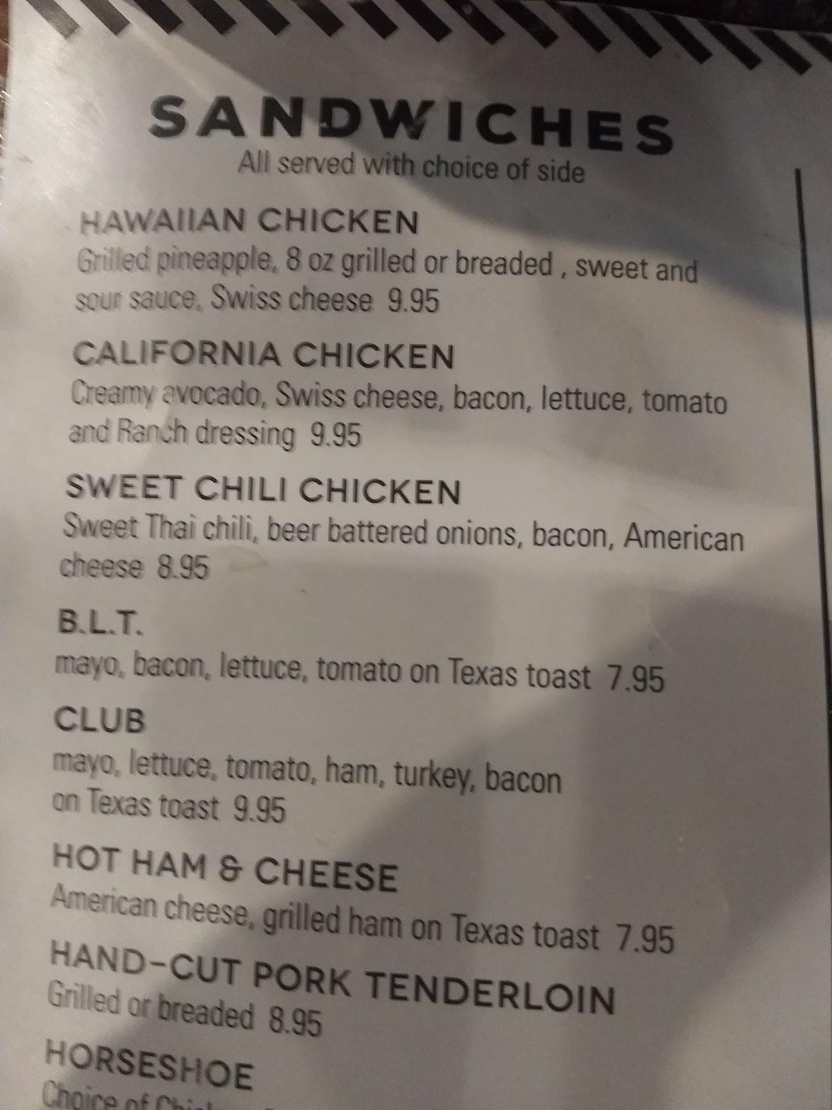 Menu at The Draft Sports Bar And Grill, Decatur