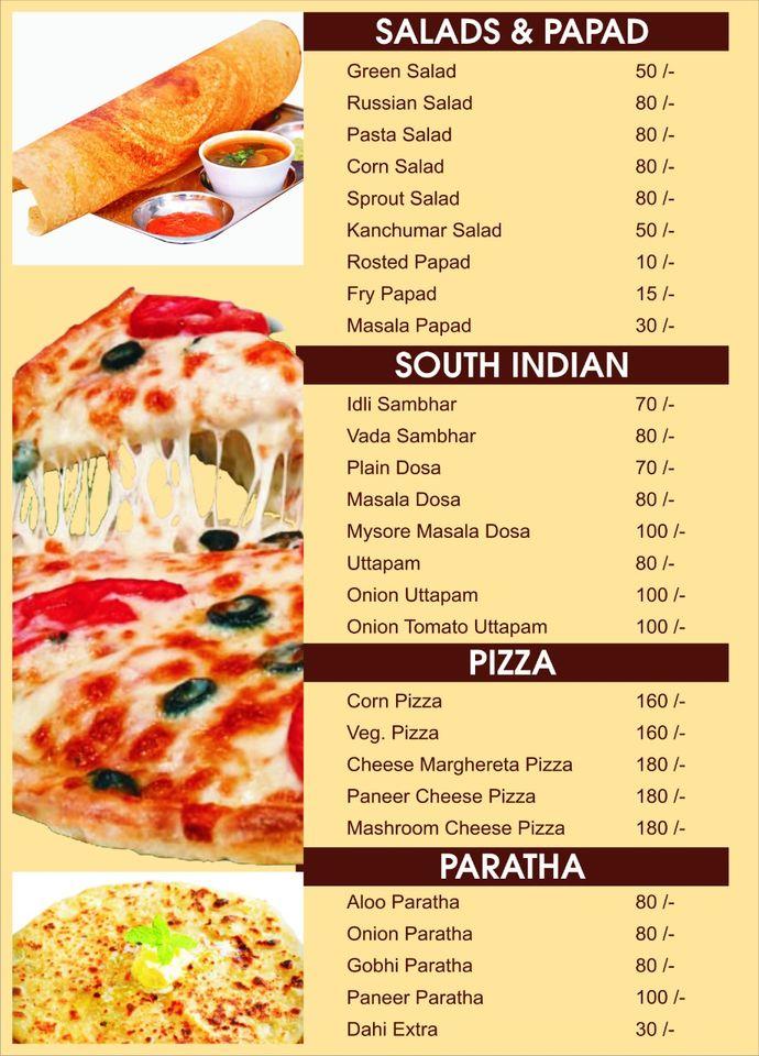 Menu at Atithi Restaurant & Dining Hall, Udaipur, 478/25