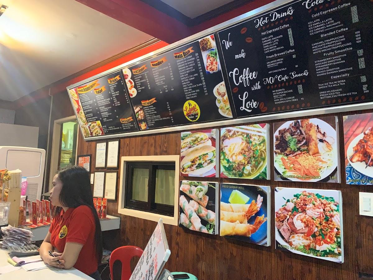 Menu at Loleng's Hu Tieu-an Plus restaurant, Morong