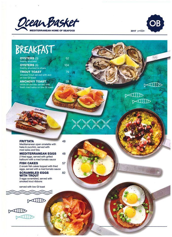 Menu au Ocean Basket (Modimolle) restaurant, Nylstroom, Shop 7 Sparrow ...