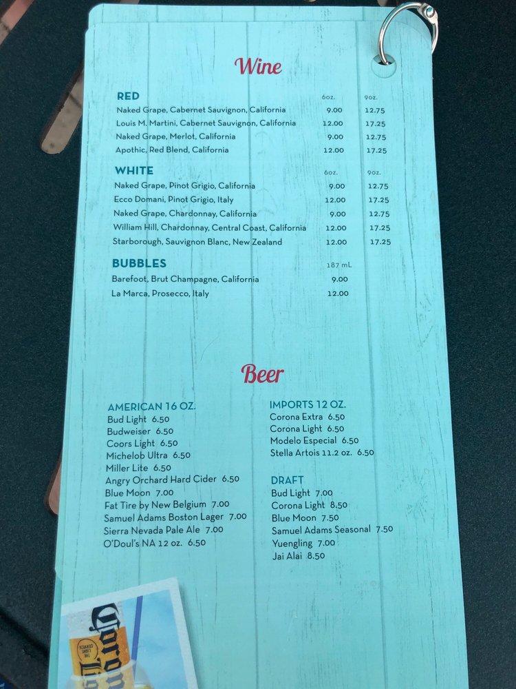 Menu at Copa Loca Bar & Grill, Orlando