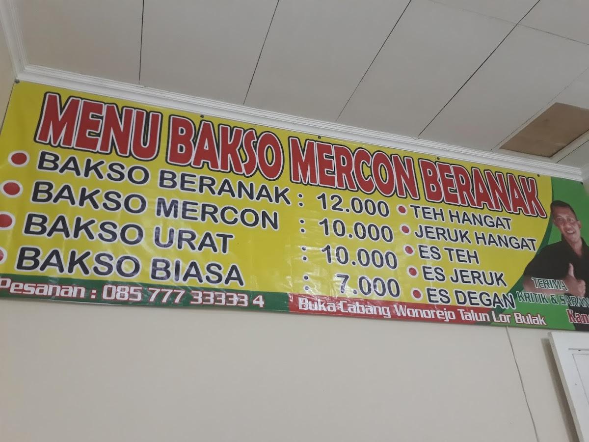 Bakso Mercon Beranak Kang Gendon restaurant, Penataran - Restaurant reviews