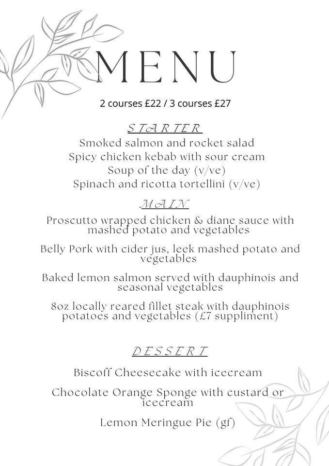 Menu at The Courtyard @ No.12 pub & bar, Burton upon Trent