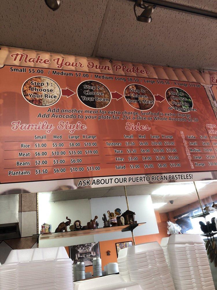 Menu at Vicky's Casa del Sabor restaurant, Lindenhurst