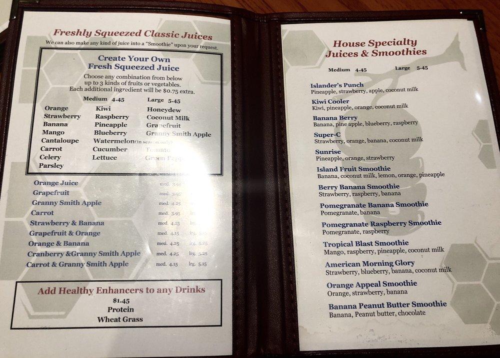 Menu at Cafe Miele, Orland Park, W 159th St