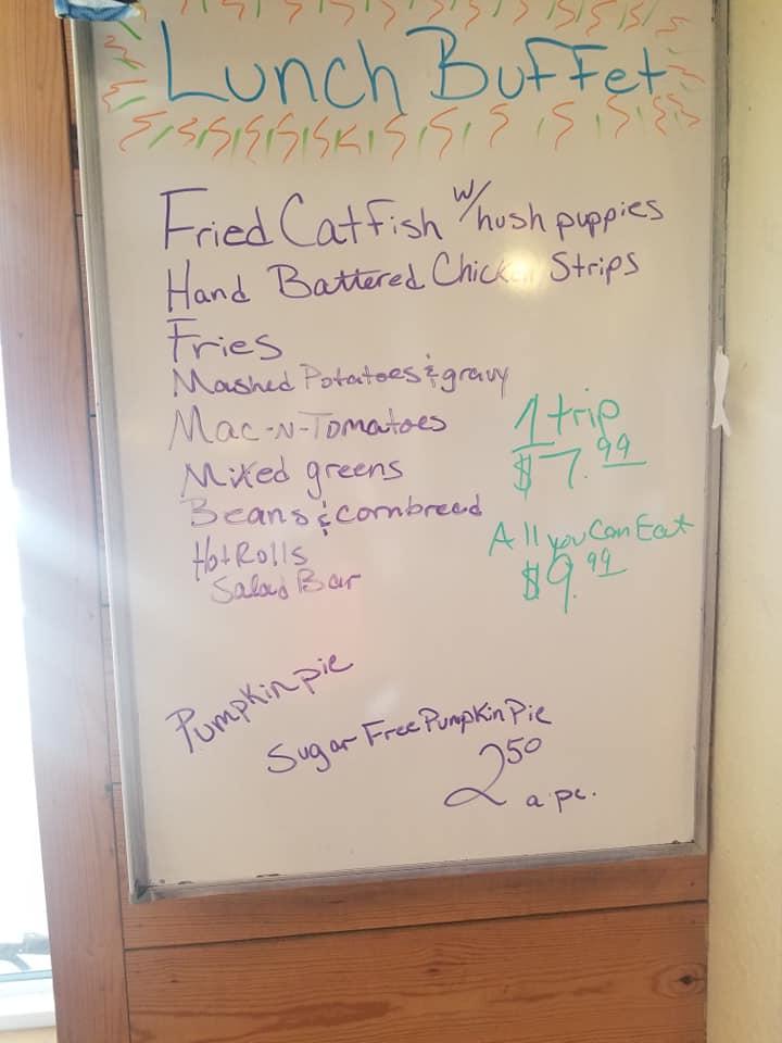 Menu at Hometown Cafe, Alton