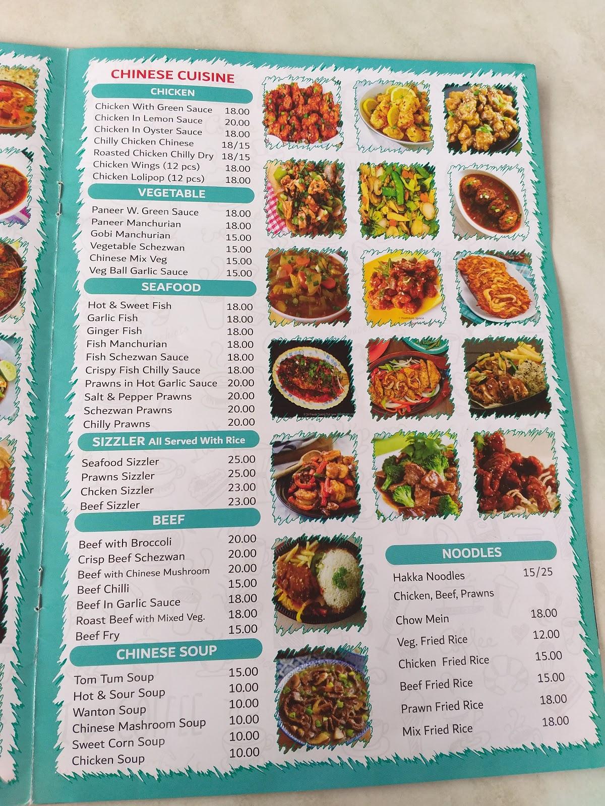 Menu at Star Volga Restaurant, Dubai