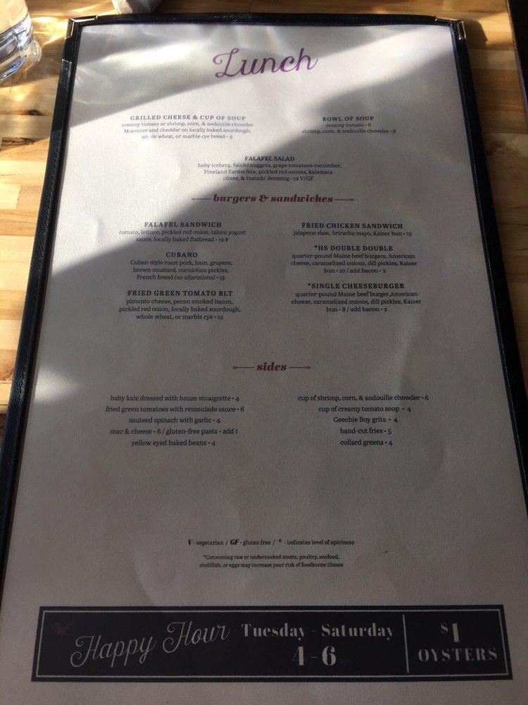 Menu at Hot Suppa pub & bar, Portland