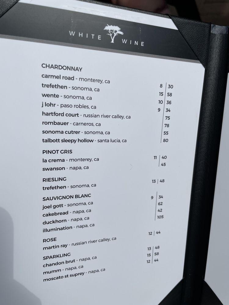 Menu at Monterey Cuisine restaurant, Carmel