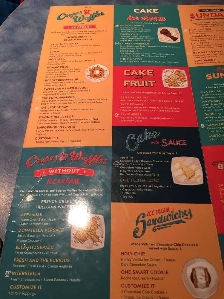 Menu at Demetres Oakville cafe, Oakville, Winston Park Dr