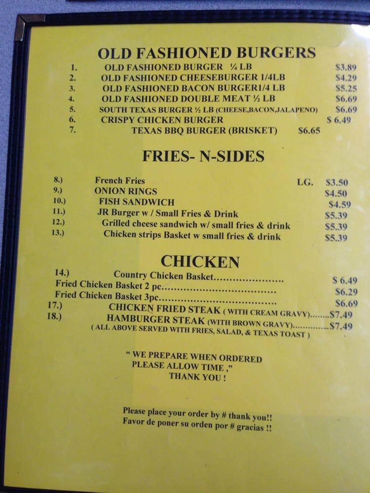 Menu at Salazar's Burgers Y Mas restaurant, Weslaco