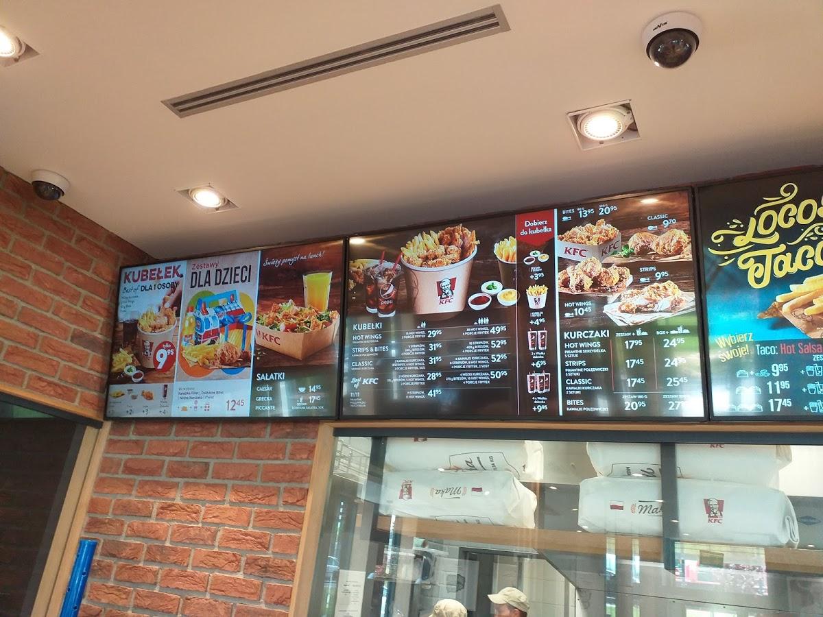 Menu at KFC Bielsko-Biała Warszawska restaurant, Bielsko-Biala ...
