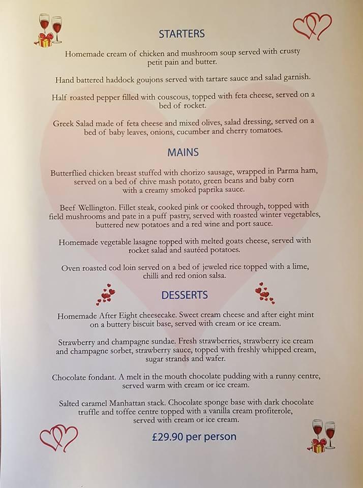 Menu at The Black Lake Inn pub & bar, Stoke-on-Trent