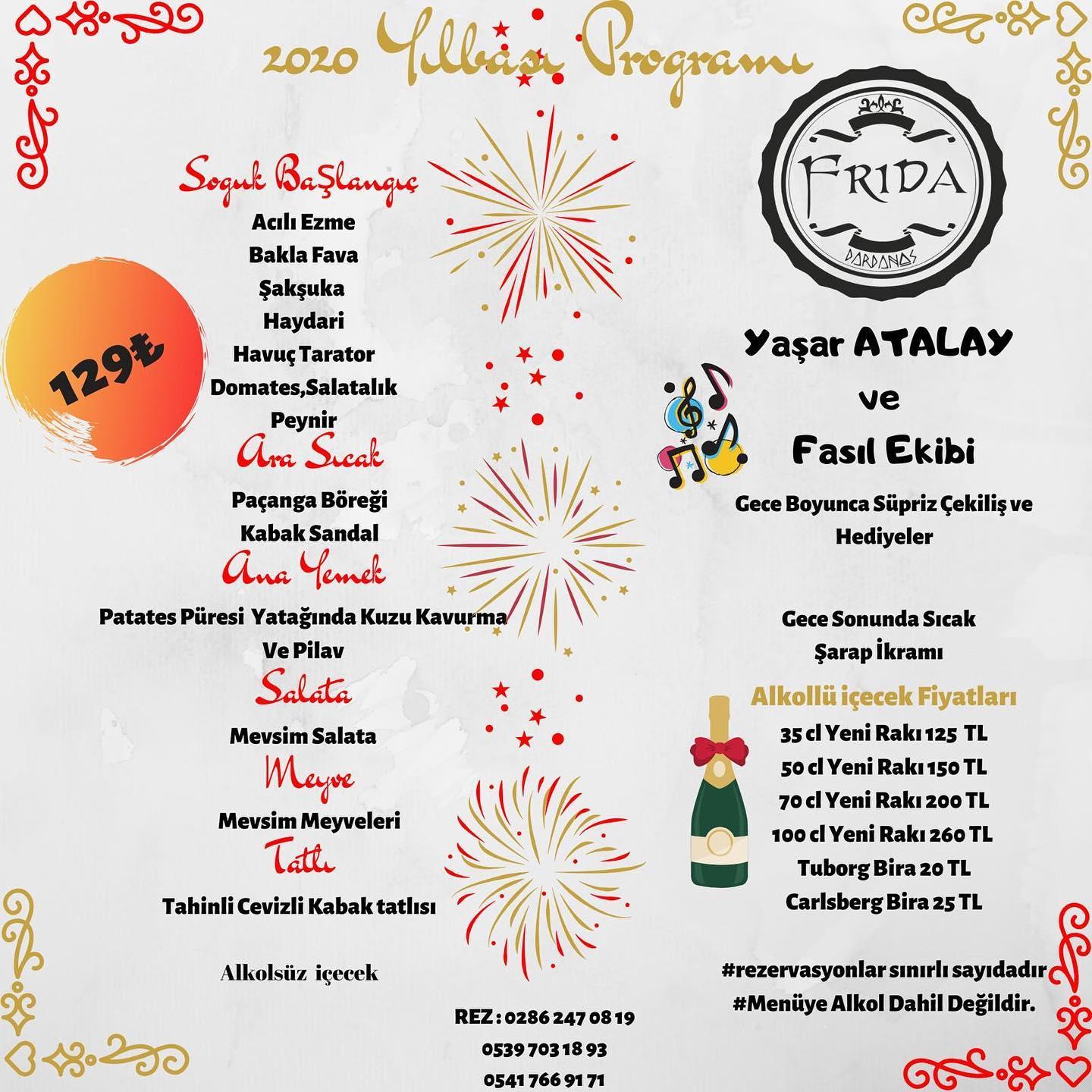 Menu at Frida Kahvaltı & Kebap & Lahmacun & Pide, Çanakkale