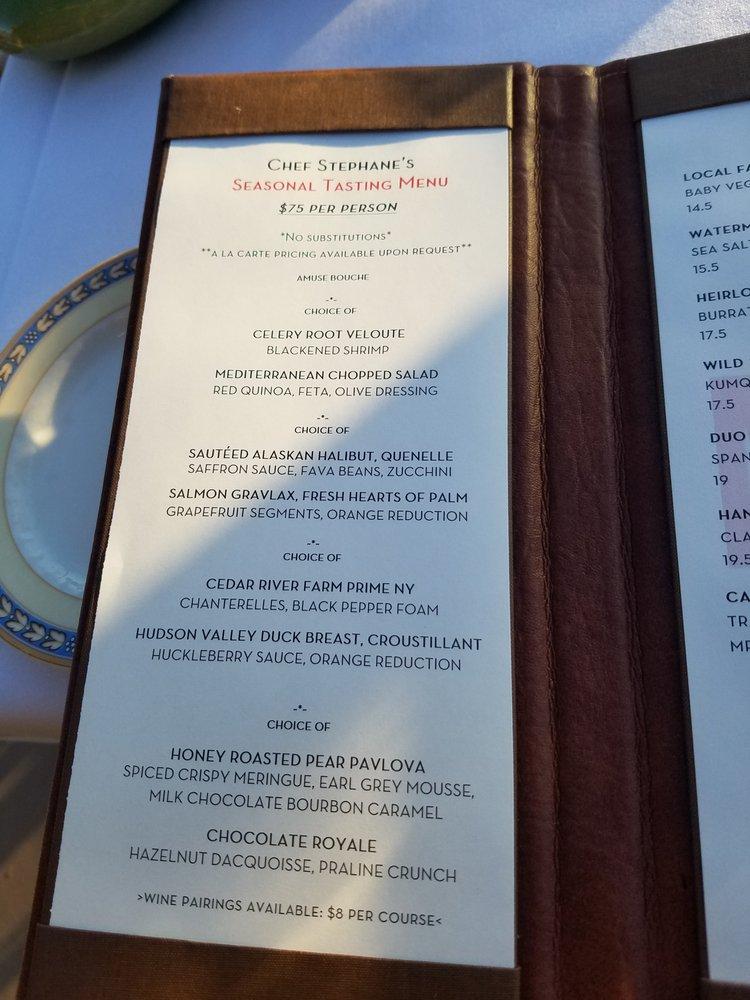 Menu at Mister A's pub & bar, San Diego