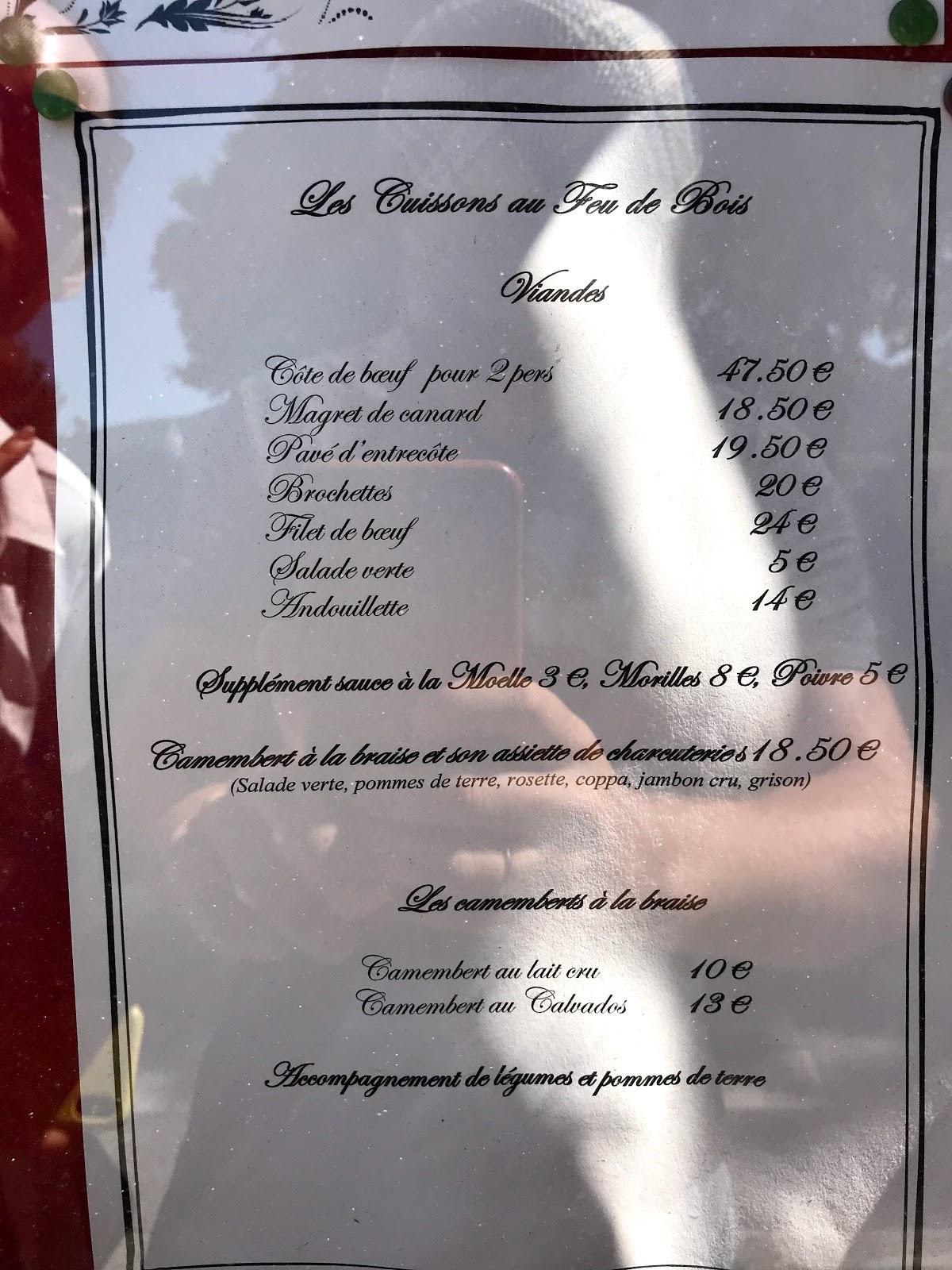 Menu au Le Fer À Cheval restaurant, Gémenos, 19 Rue Du Maréchal Des ...