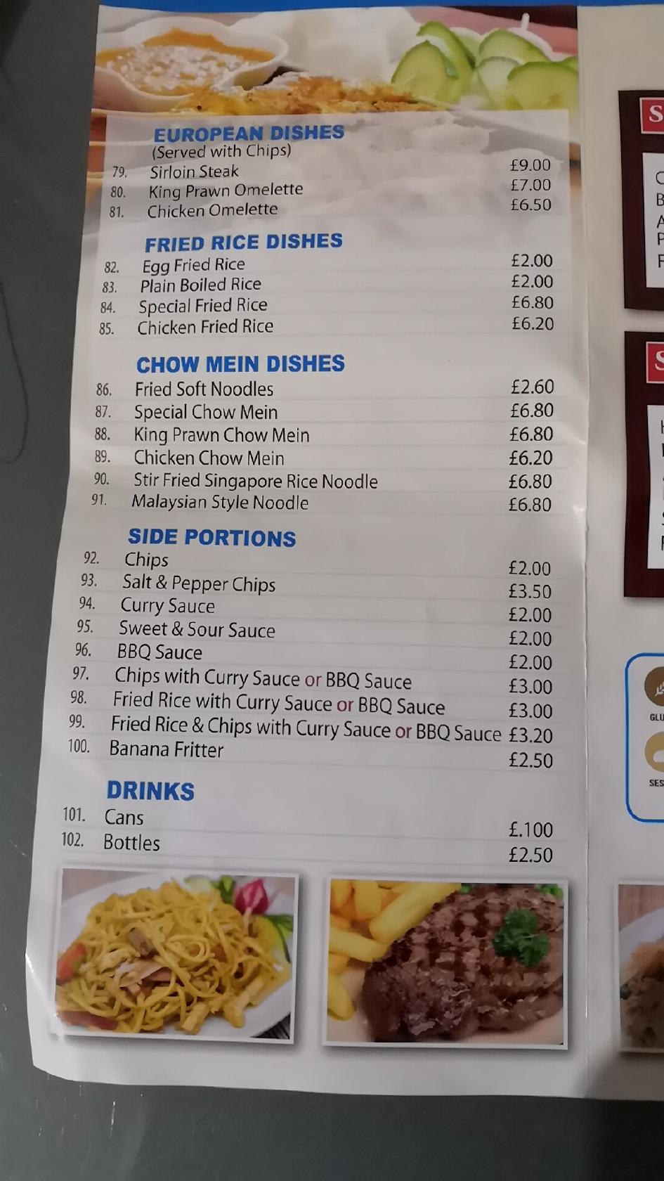 Menu at little moon restaurant, Newport-on-Tay