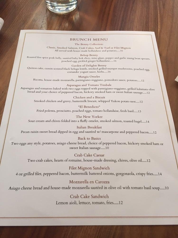 Menu at Rubicon pub & bar, Harrisburg