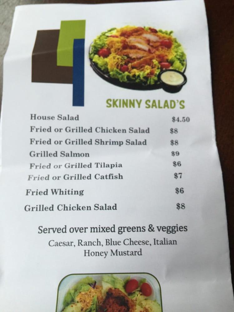Menu at Skinny Chef Cafe, Lithonia