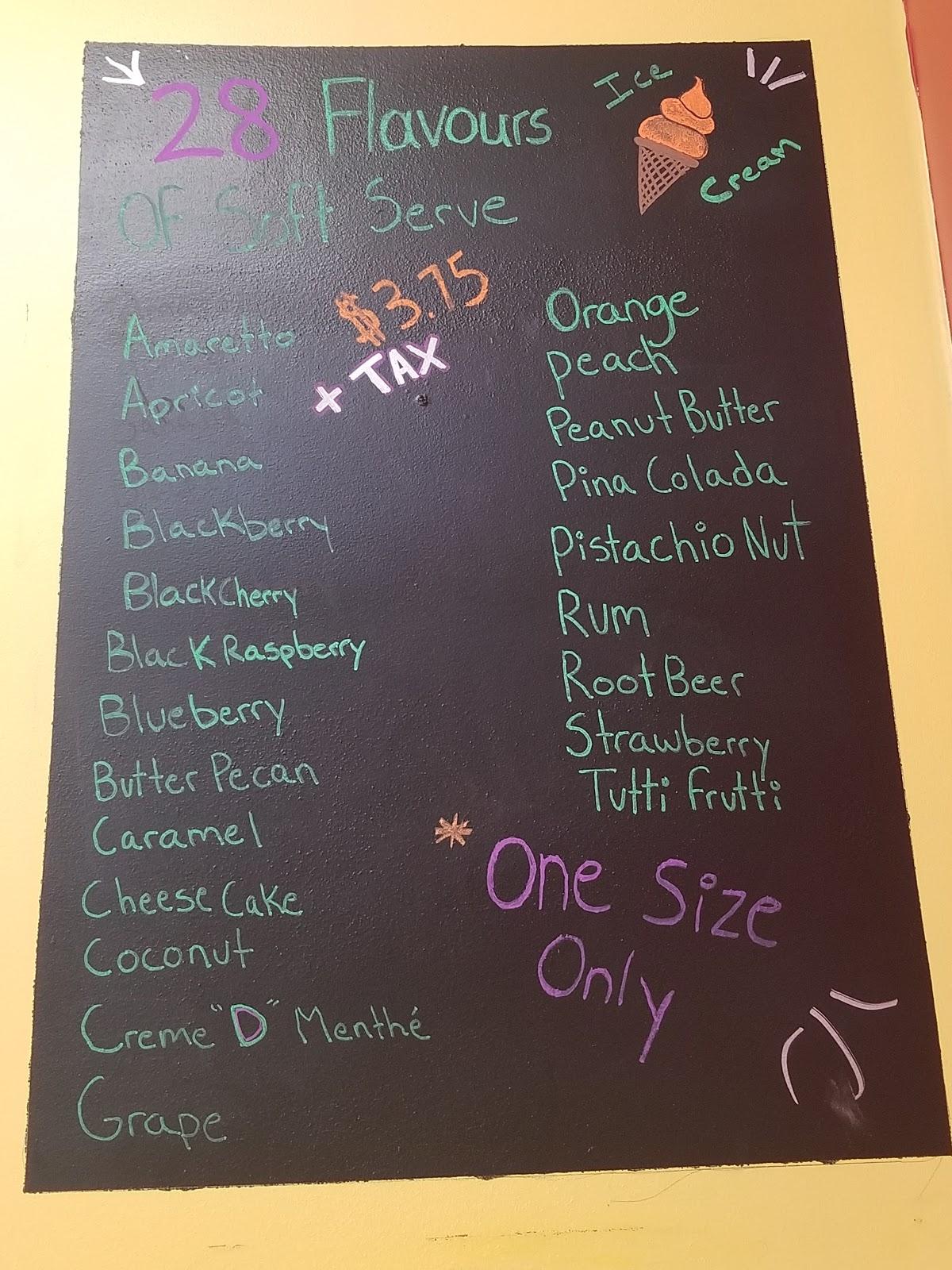 Menu at The Wick pizzeria, Candle Lake, 3 Bayview Dr