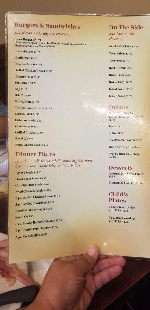 Menu at Foutch Restaurant, McMinnville