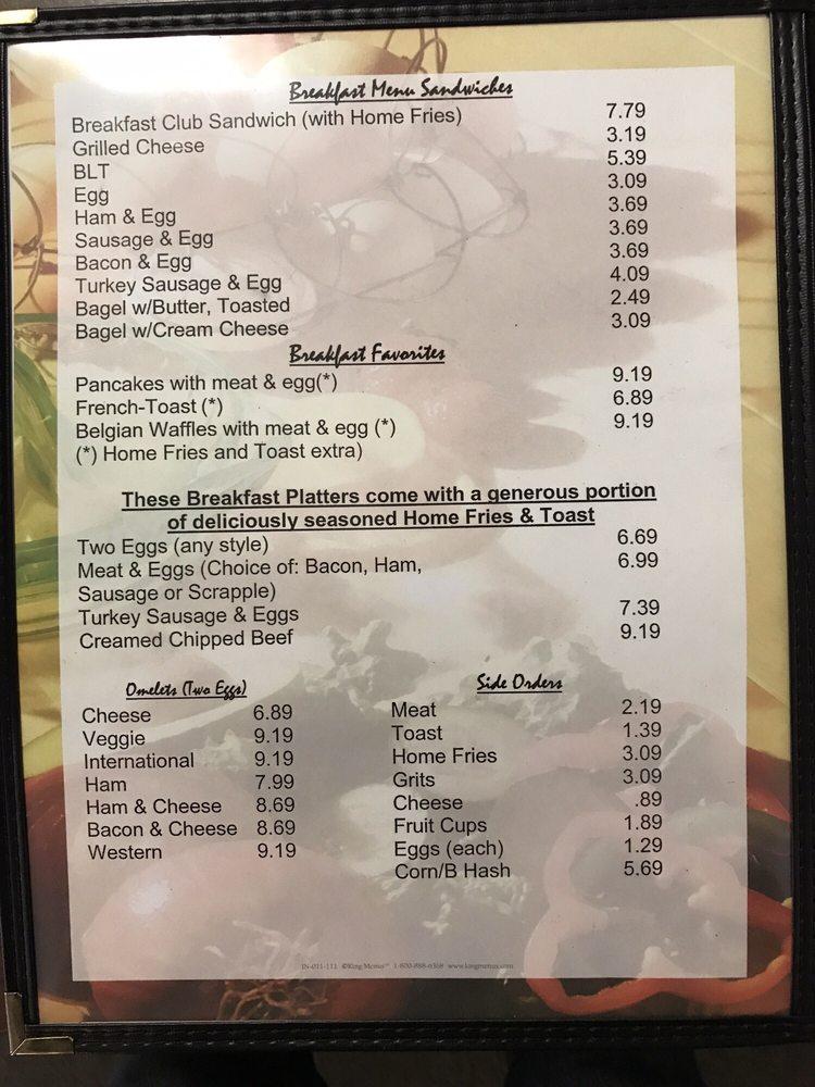 Menu at Marlboro Grille restaurant, Upper Marlboro