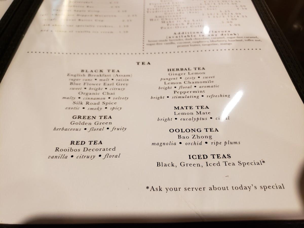 Menu at Riverwalk Bakery & Café, Nashua