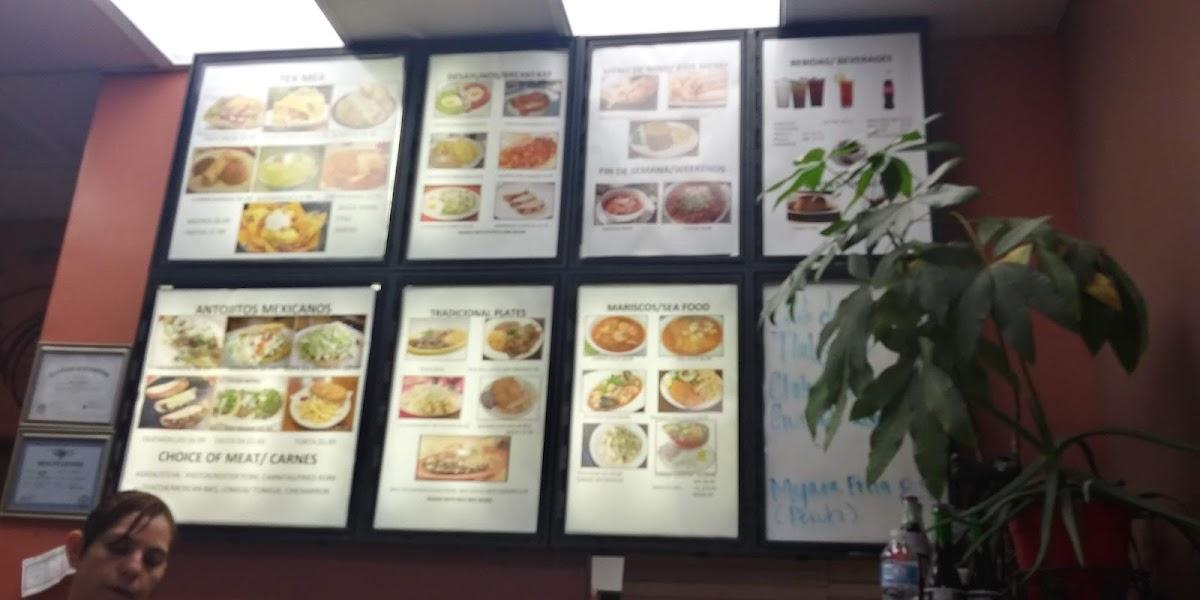 Menu at Don Limon Taqueria restaurant, Euless