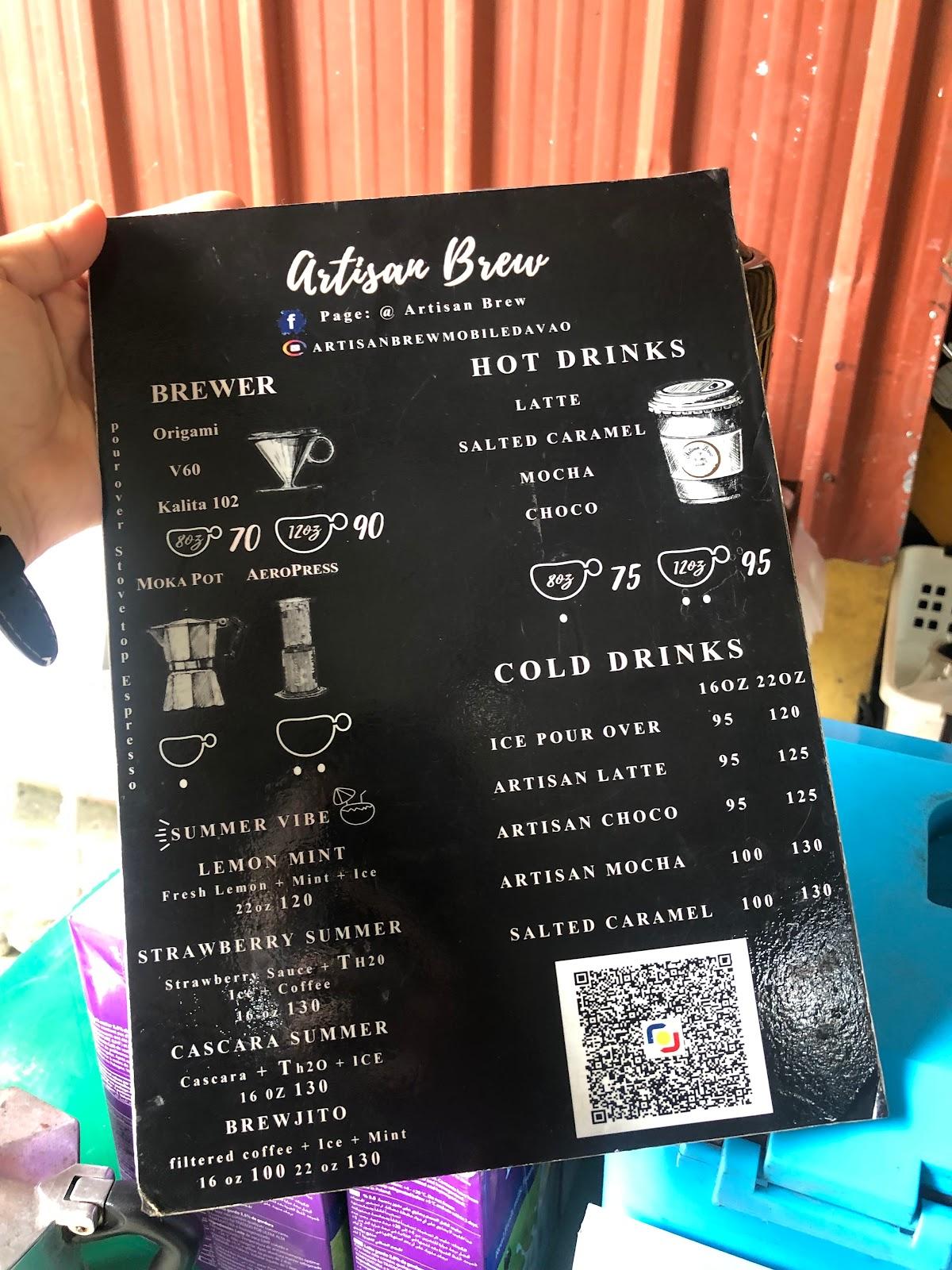 Carta del pub y bar The Breakfast Joint Davao, Dávao