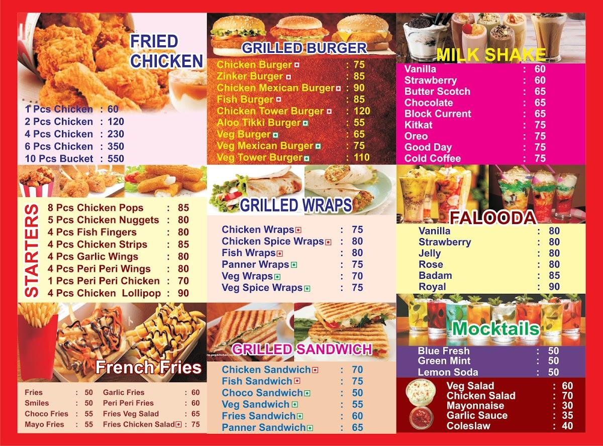 Menu at Nfc Fried Chicken, Erode, 20/4 A K Complex AM Mahal (opp ...