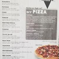 Menu at Iron Forge Pizza pizzeria, Winchester