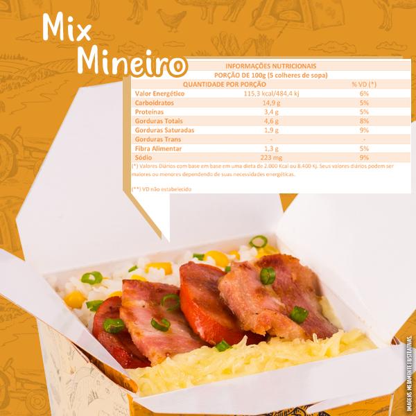 Menu em Box Mineiro Viçosa restaurante, Viçosa