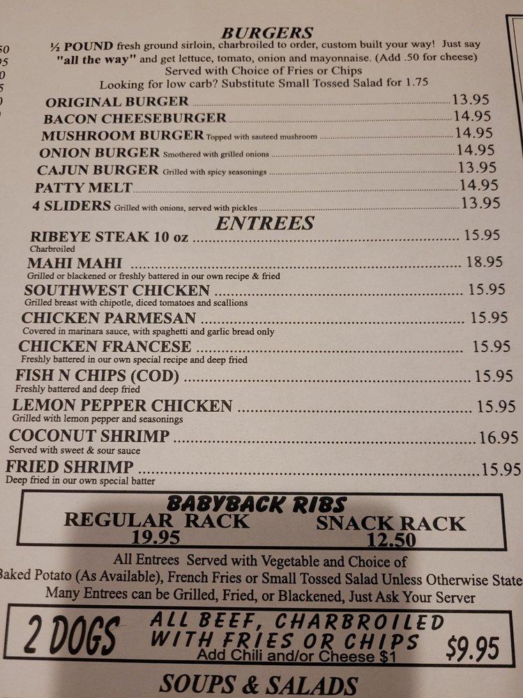 Menu at Uncle Al's pub & bar, Davie, 8200 Griffin Rd
