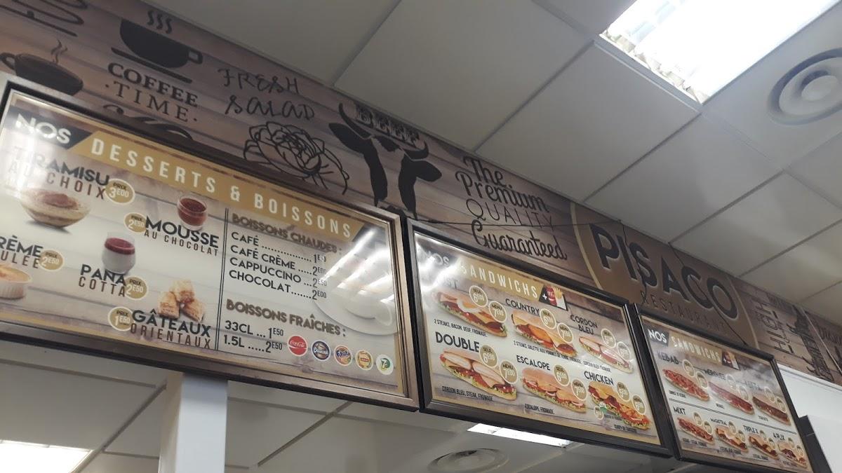 Menu at Meli-Melo restaurant, Saint-Germain-en-Laye