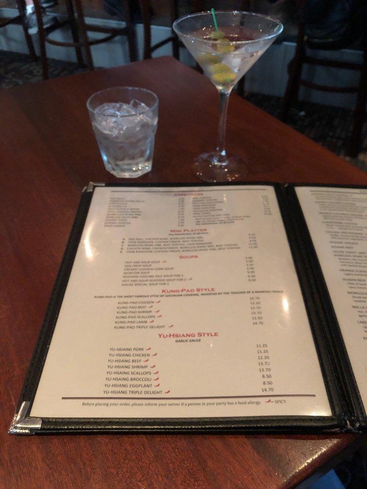Carta de Yong Shing Restaurant, Auburn