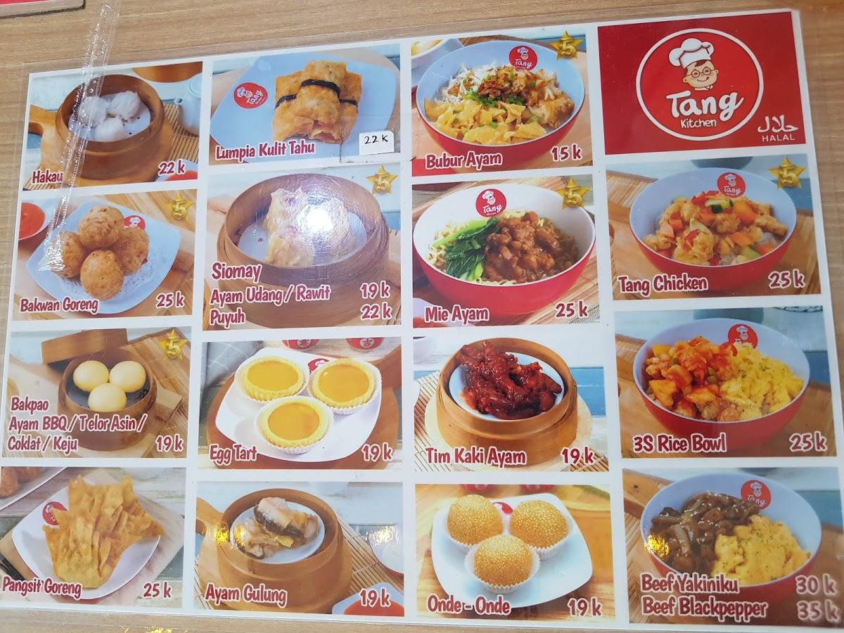 Menu at Tang Kitchen San Antonio restaurant, Surabaya