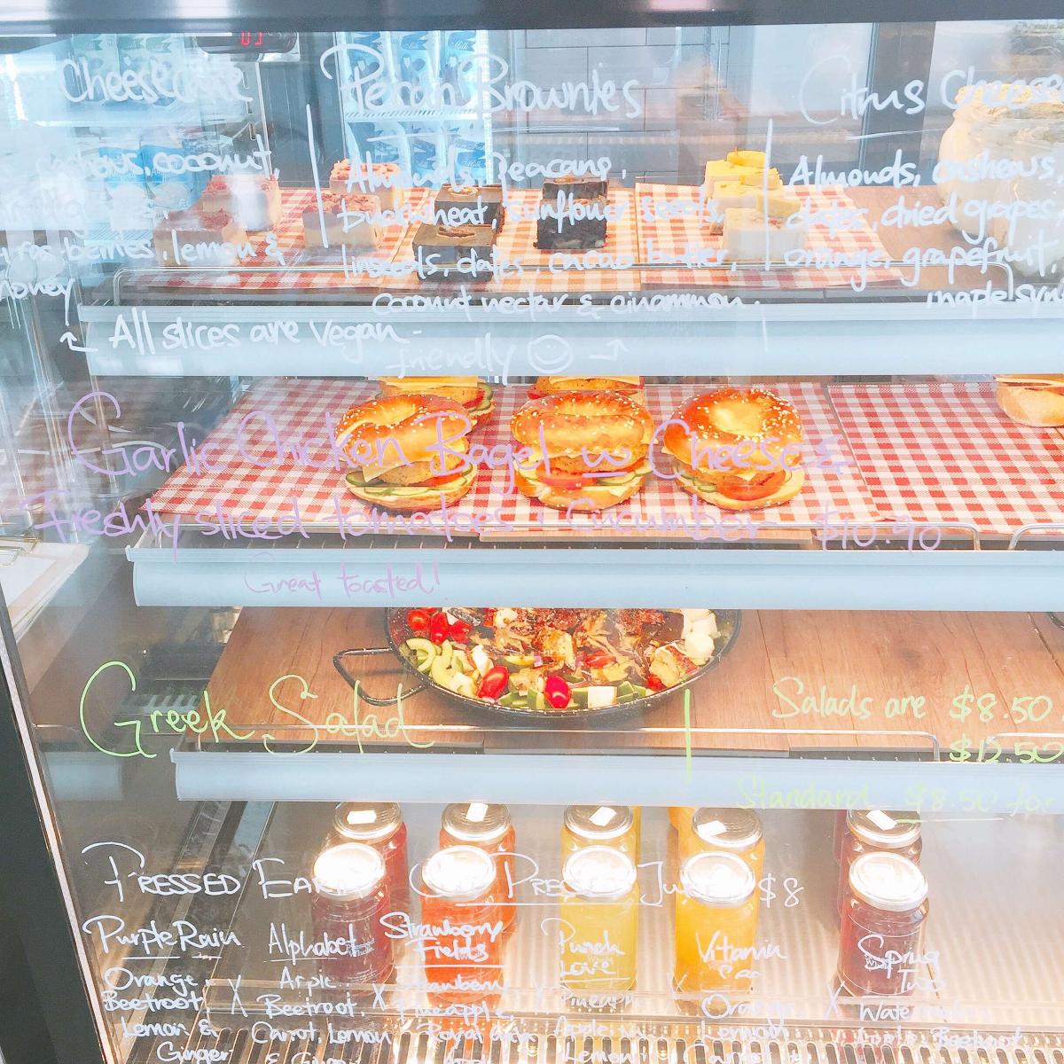 Menu at Honey Beanz cafe, Subiaco, 6/28 Hood St