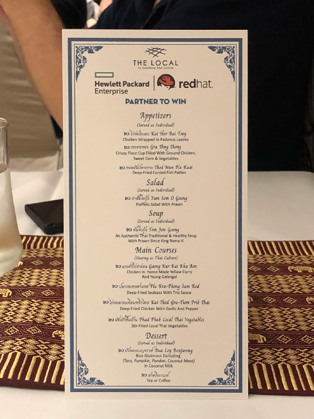 Menu at The Local restaurant, Bangkok, 32 32/1 Soi Sukhumvit 23